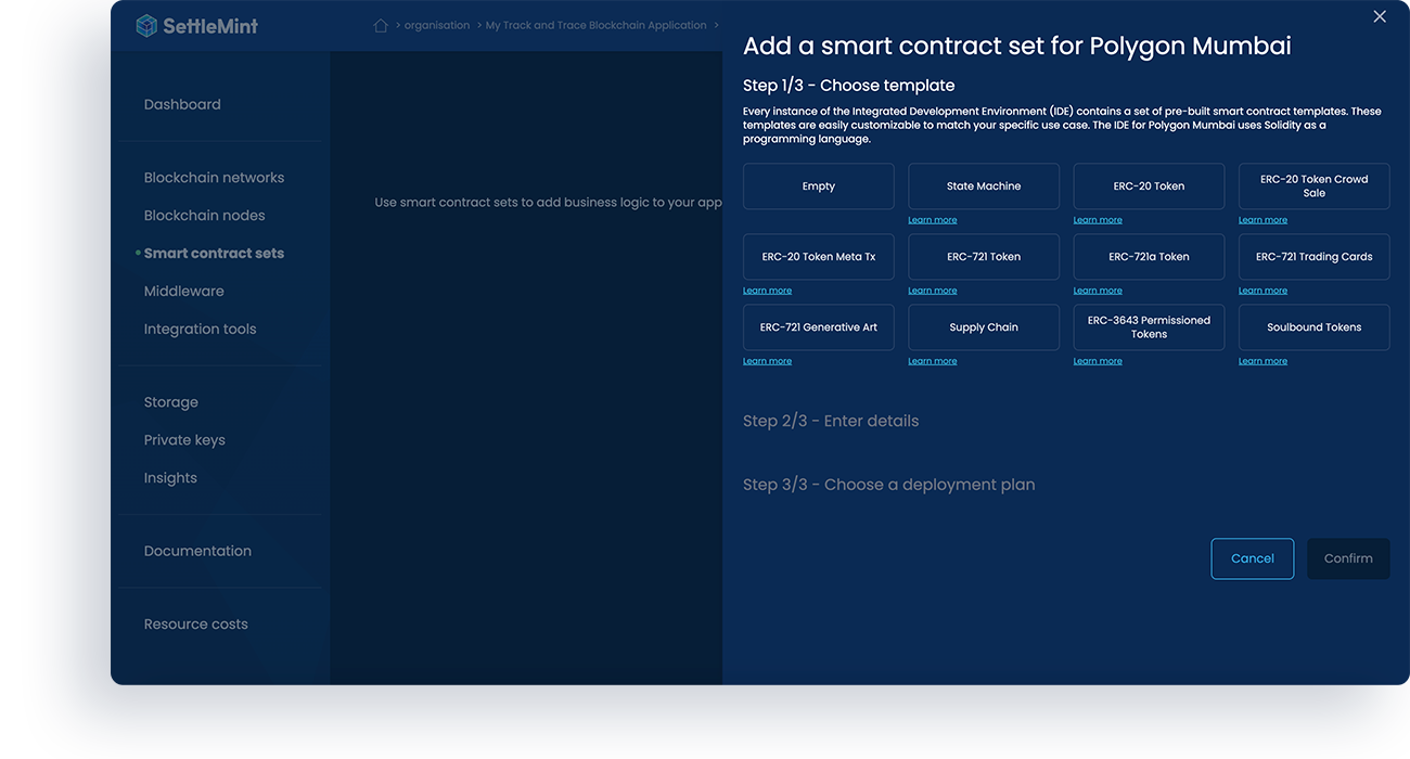 Smart Contract Builder | SettleMint
